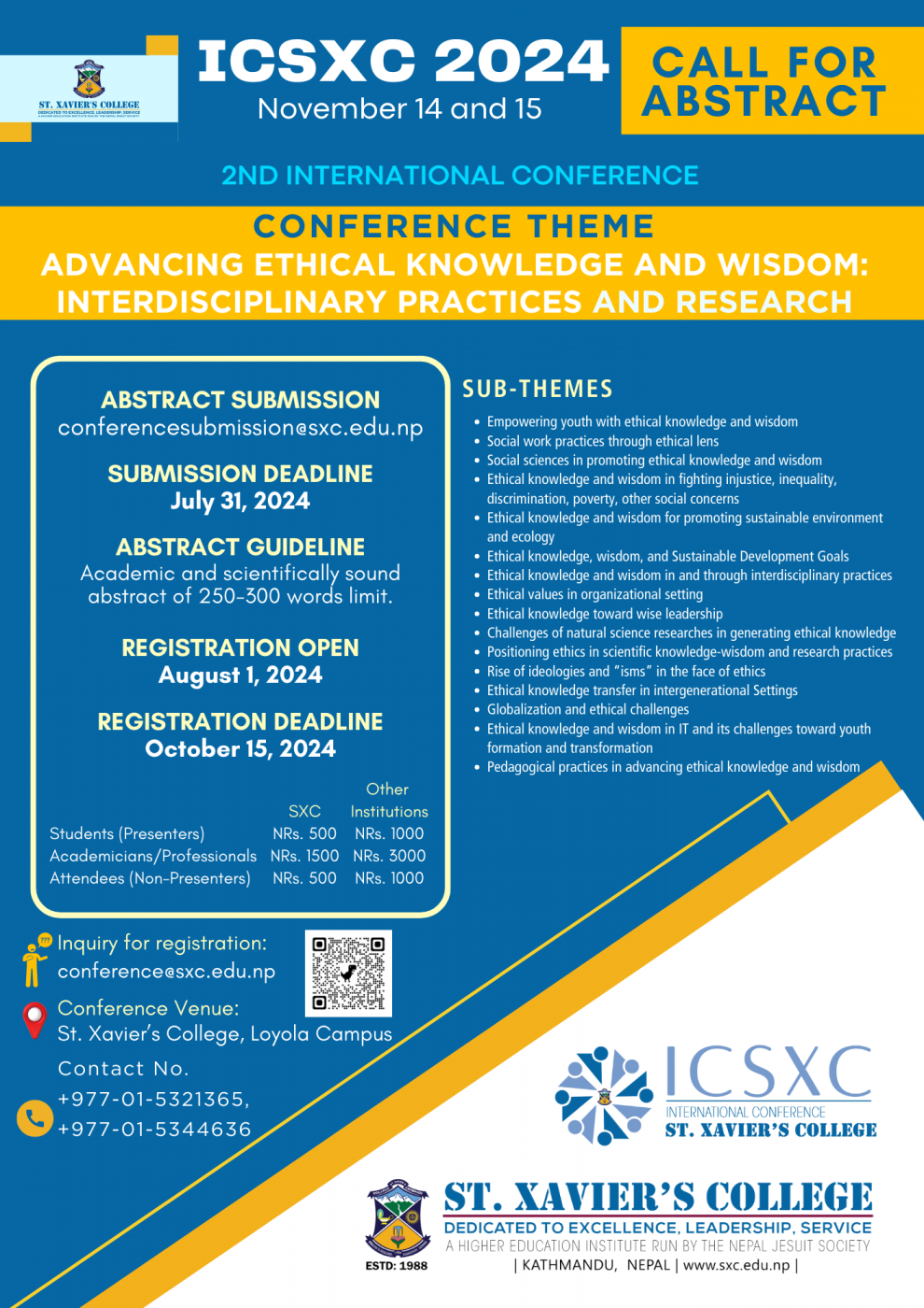 ICSXC Flyer 2024
